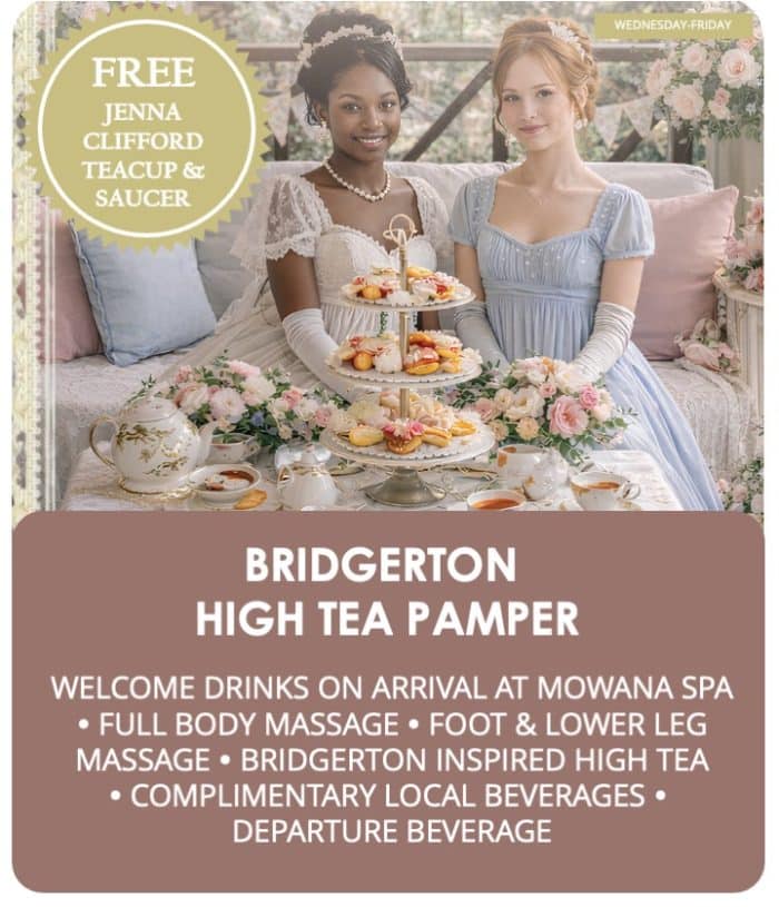 Bridgerton High Tea Pamper - Mowana Spa